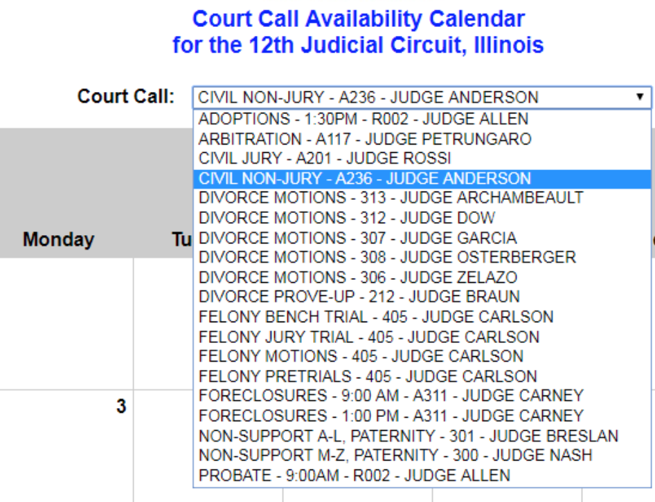 Setting up a Hearing Date in Will County, IL